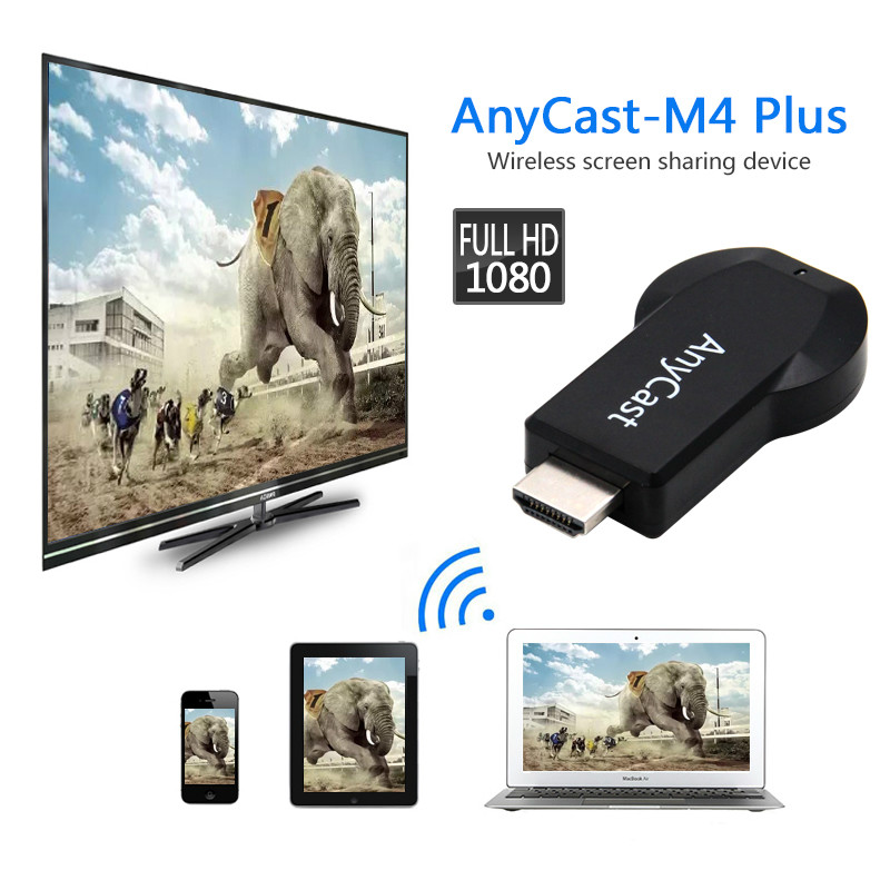 ANYCAST M4 Plus DLNA Airplay WiFi Display Miracast TV Dongle Mini Android TV Stick | G for Gadget