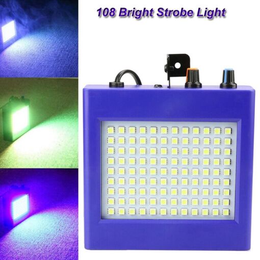 Φωτορυθμικό LED Room Strobe 108 DJ 25W OEM Μπλε Χρώμα | G for Gadget
