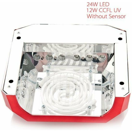 Επαγγελματικό Φουρνάκι Νυχιών 36W Quick CCFL W-24 για ημιμόνιμο μανικιούρ - πεντικιούρ χρυσό ...