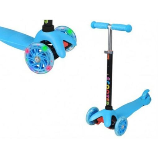 Παιδικό τρίροδο πατίνι πόλης Blue με Led 1107 | G for Gadget