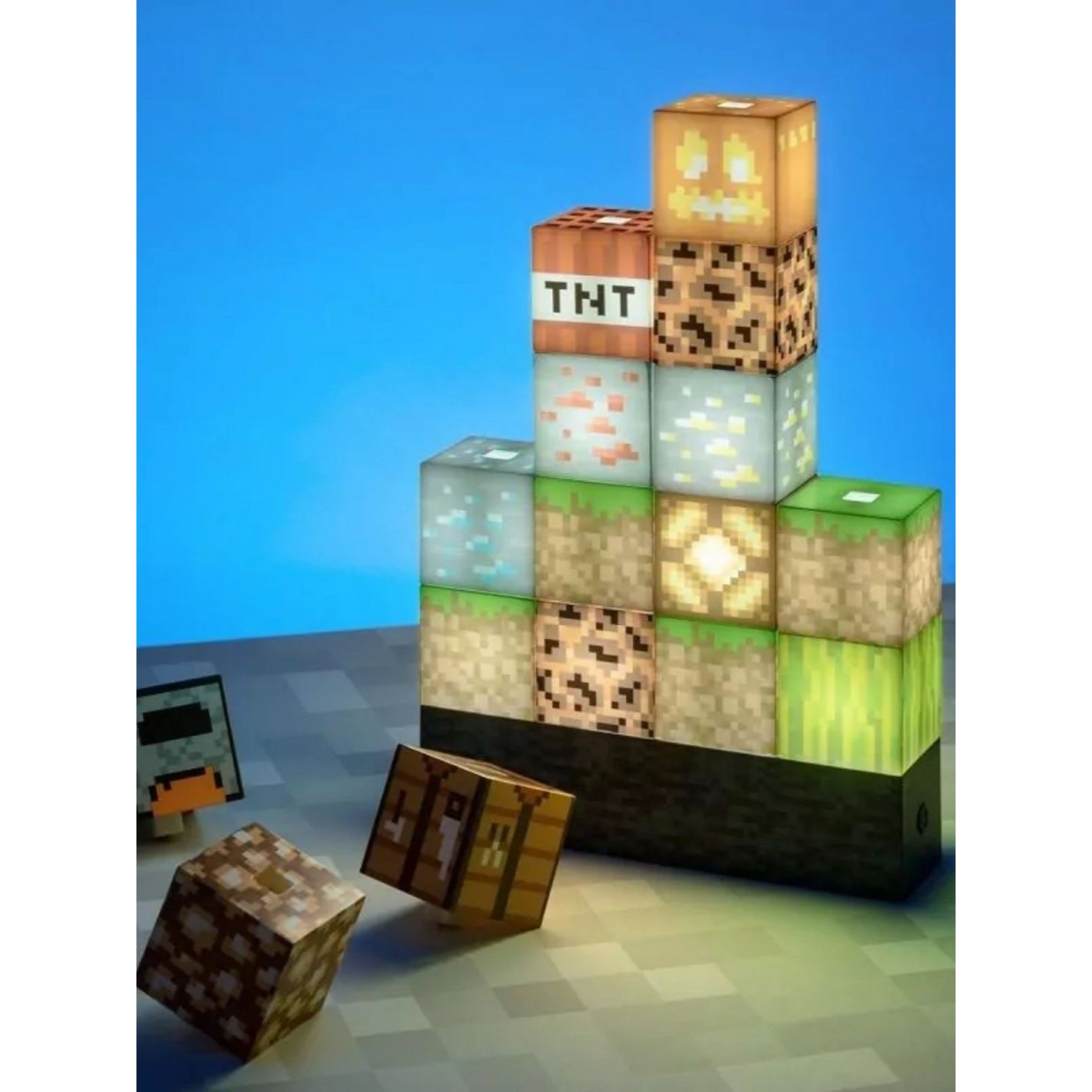 Διακοσμητικό Επιτραπέζιο Φωτιστικό LED USB Minecraft OEM | G for Gadget