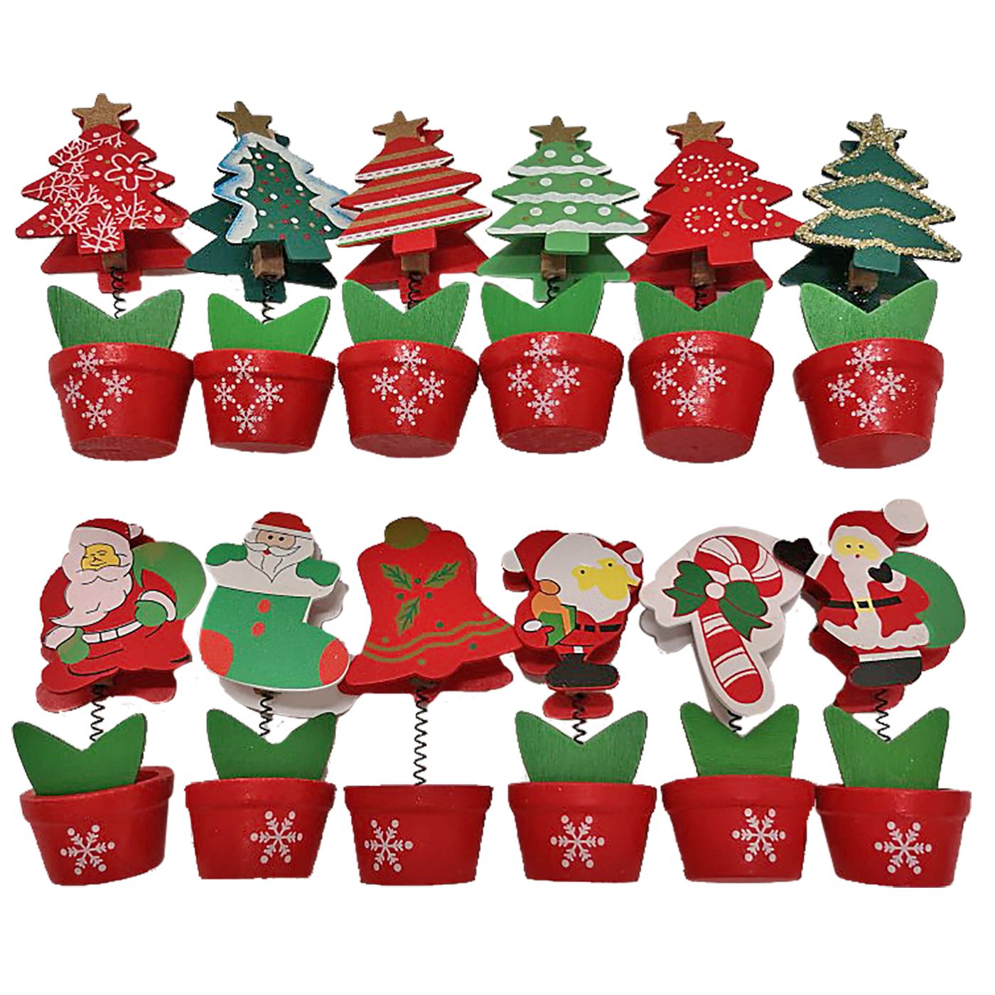 ΓΛΑΣΤΡΑΚΙ ΜΕ ΜΑΝΤΑΛΑΚΙ ΓΙΑ ΚΑΡΤΑ Xmasfest 1132699 - 6 τμχ | G for Gadget