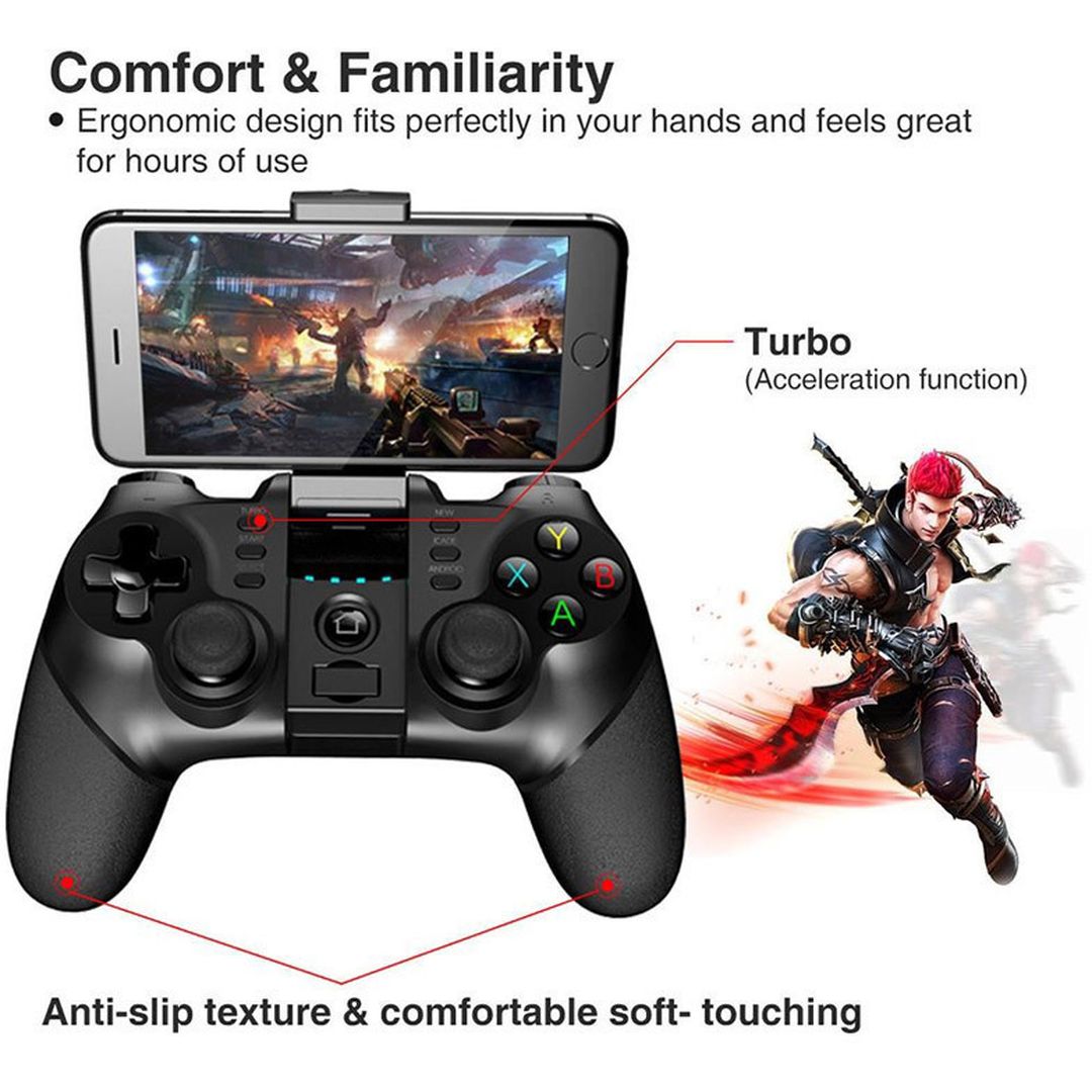 Andowl Q-PA1 Ασύρματο Gamepad για Android / PC / iOS Μαύρο | G for Gadget