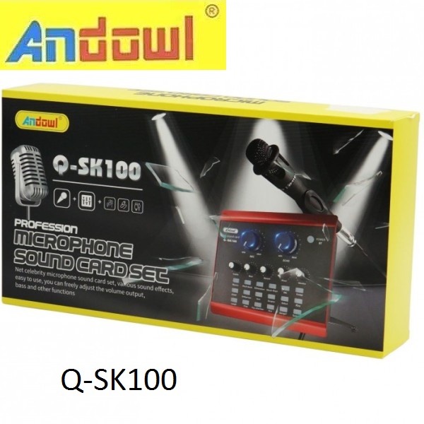 ANDOWL ΕΞΩΤΕΡΙΚΗ ΕΠΑΓΓΕΛΜΑΤΙΚΗ ΚΑΡΤΑ ΗΧΟΥ Q-SK100 | G for Gadget