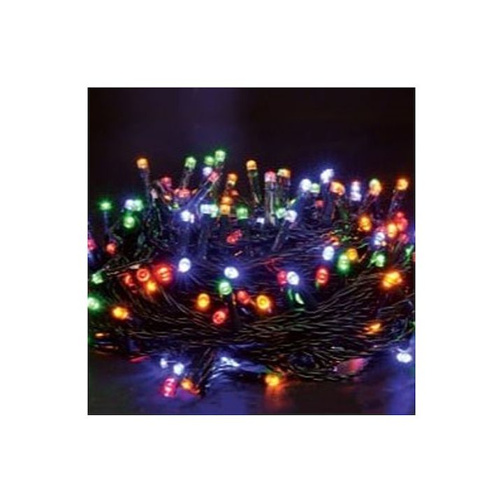 100 LED ΣΕ ΣΕΙΡΑ ΜΕ ΠΡΟΓΡΑΜΜΑ, ΠΡΑΣΙΝΟ ΚΑΛΩΔΙΟ, ΠΟΛΥΧΡΩΜΑ | G for Gadget