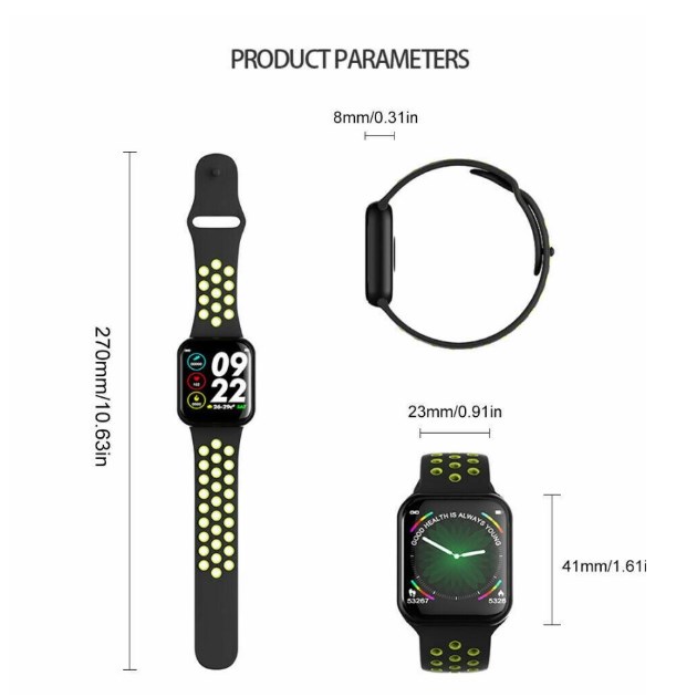 Andowl Q-A65 Smartwatch με Παλμογράφο (Πράσινο) | G for Gadget