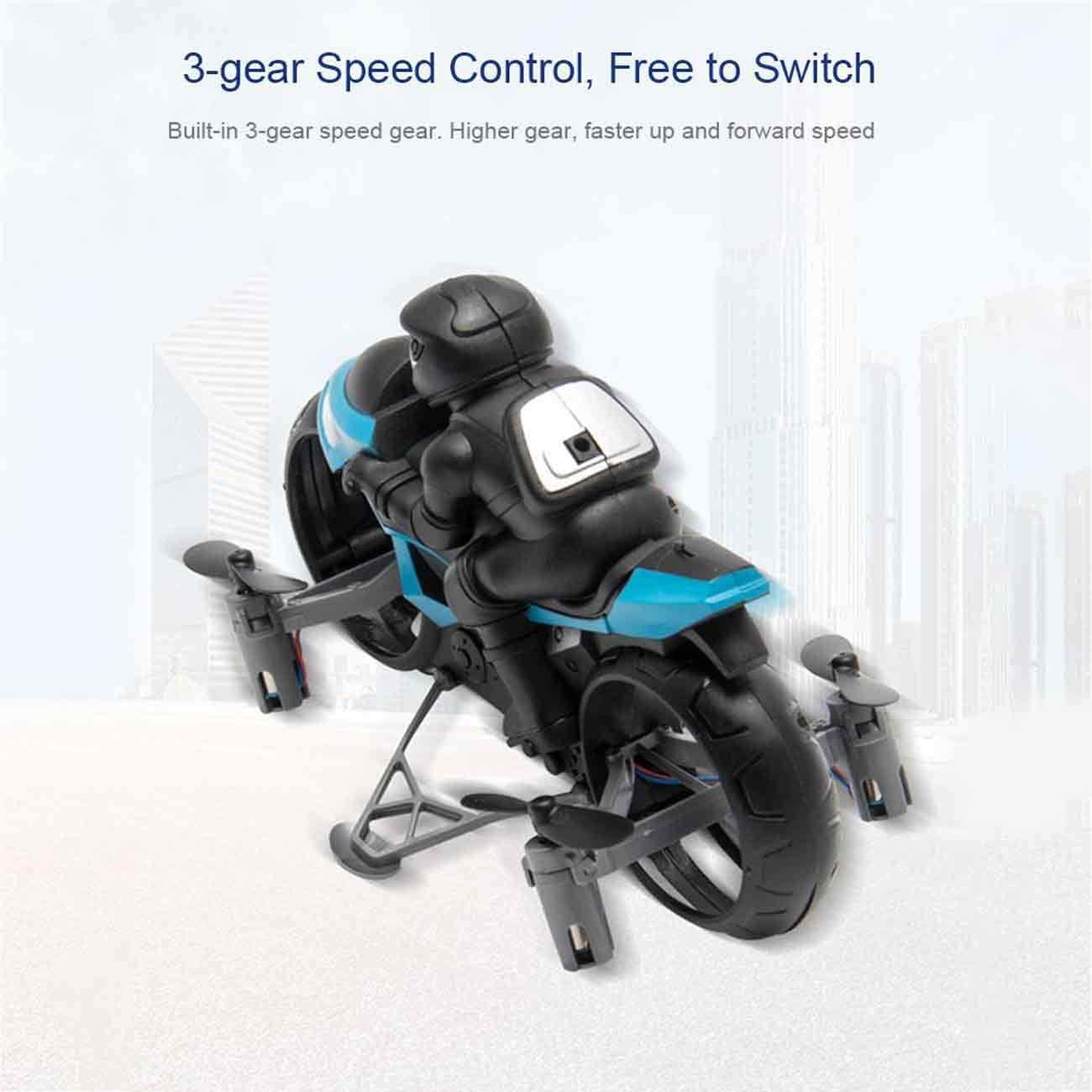 2IN1 2.4ghz Flying Motorcycle- Remote Control Quadcopter -3325 | G for ...