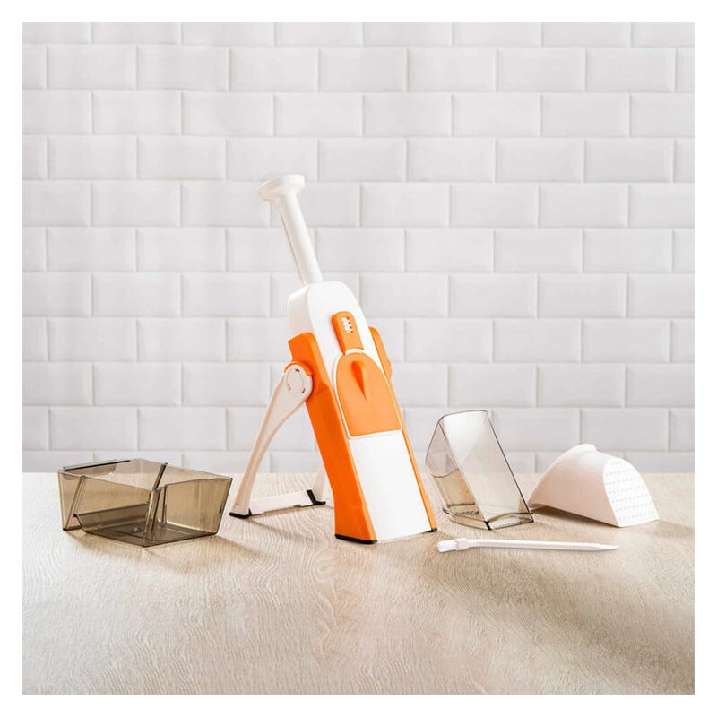 Πολυκόφτης λαχανικών πλαστικος brava spring slicer | G for Gadget