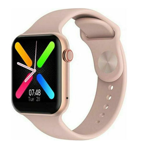 FT80 44mm Smartwatch με Παλμογράφο (Ροζ) | G for Gadget