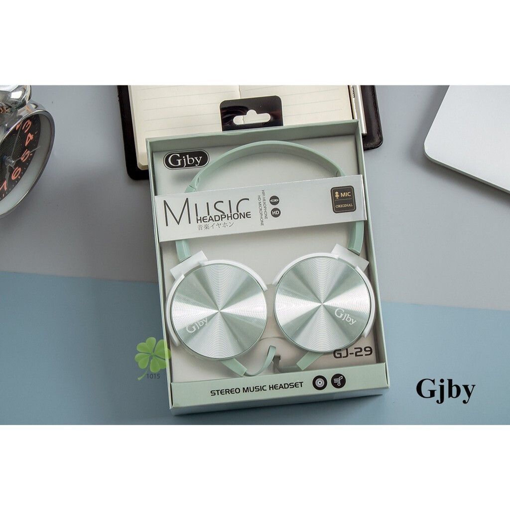 Gjby GJ-29 Ενσύρματα On Ear Παιδικά Ακουστικά Πράσινα | G for Gadget