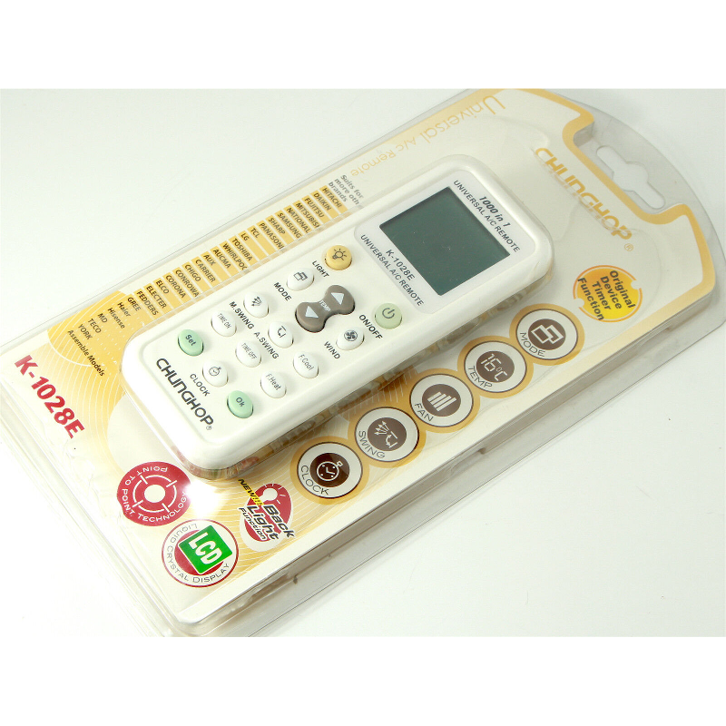 ΧΕΙΡΙΣΤΗΡΙΟ ΓΙΑ ΟΛΑ ΤΑ ΚΛΙΜΑΤΙΣΤΙΚΑ - UNIVERSAL AC REMOTE K-1028E | G ...