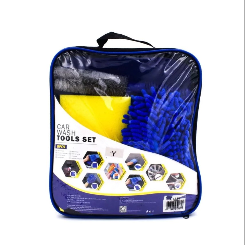 ΣΕΤ 8 ΤΕΜ ΚΑΘΑΡΙΣΜΟΥ ΑΥΤΟΚΙΝΗΤΩΝ CARSUN AU-TY-085-1 | G for Gadget
