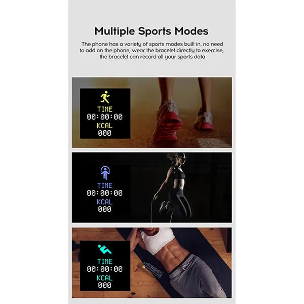 D20 Smartwatch με Παλμογράφο (Μαύρο) | G for Gadget