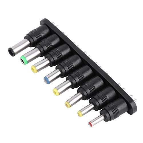 8 in1 Laptop Charger Adapter Tips Universal AC DC Power Adapter 2pin ...