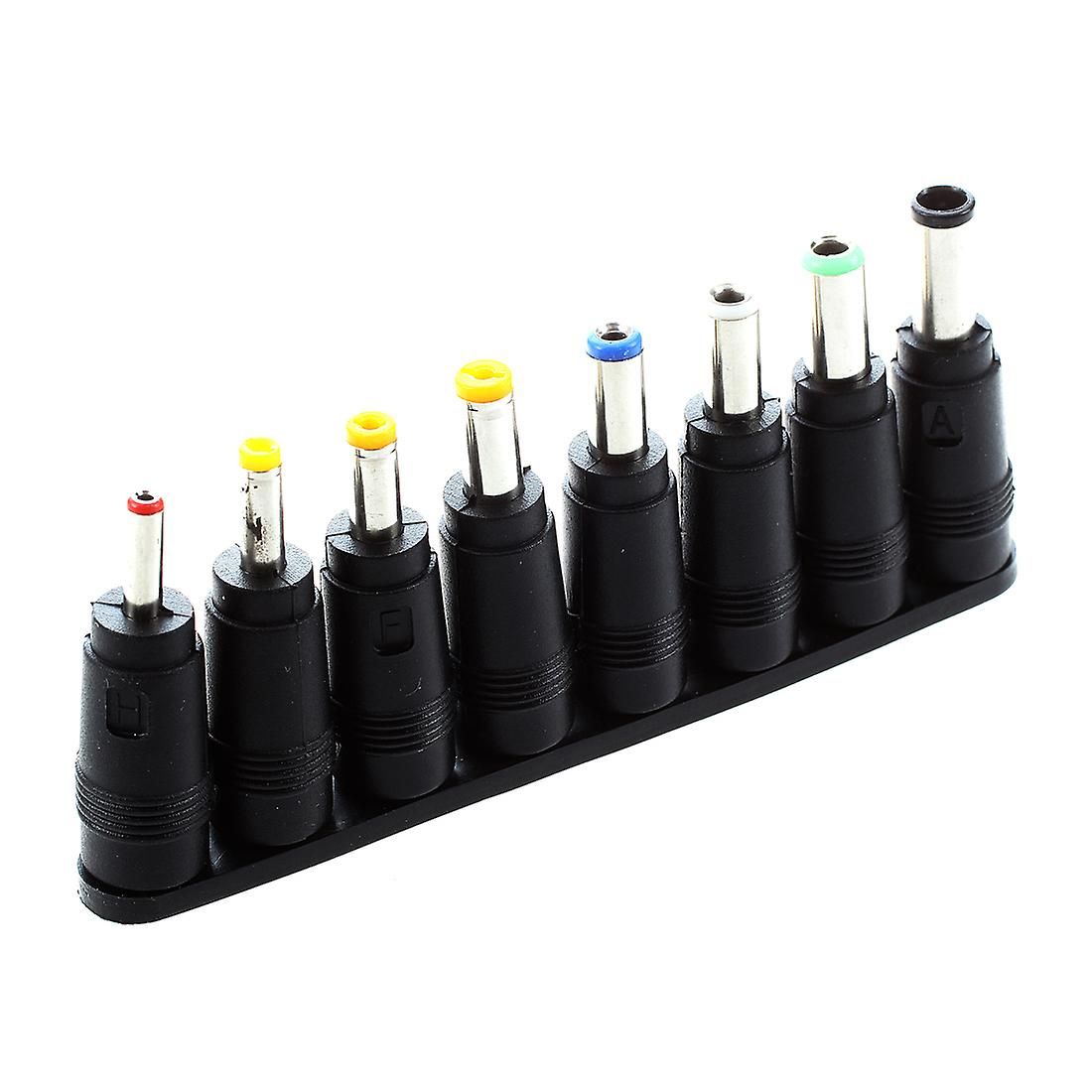 8 in1 Laptop Charger Adapter Tips Universal AC DC Power Adapter 2pin ...
