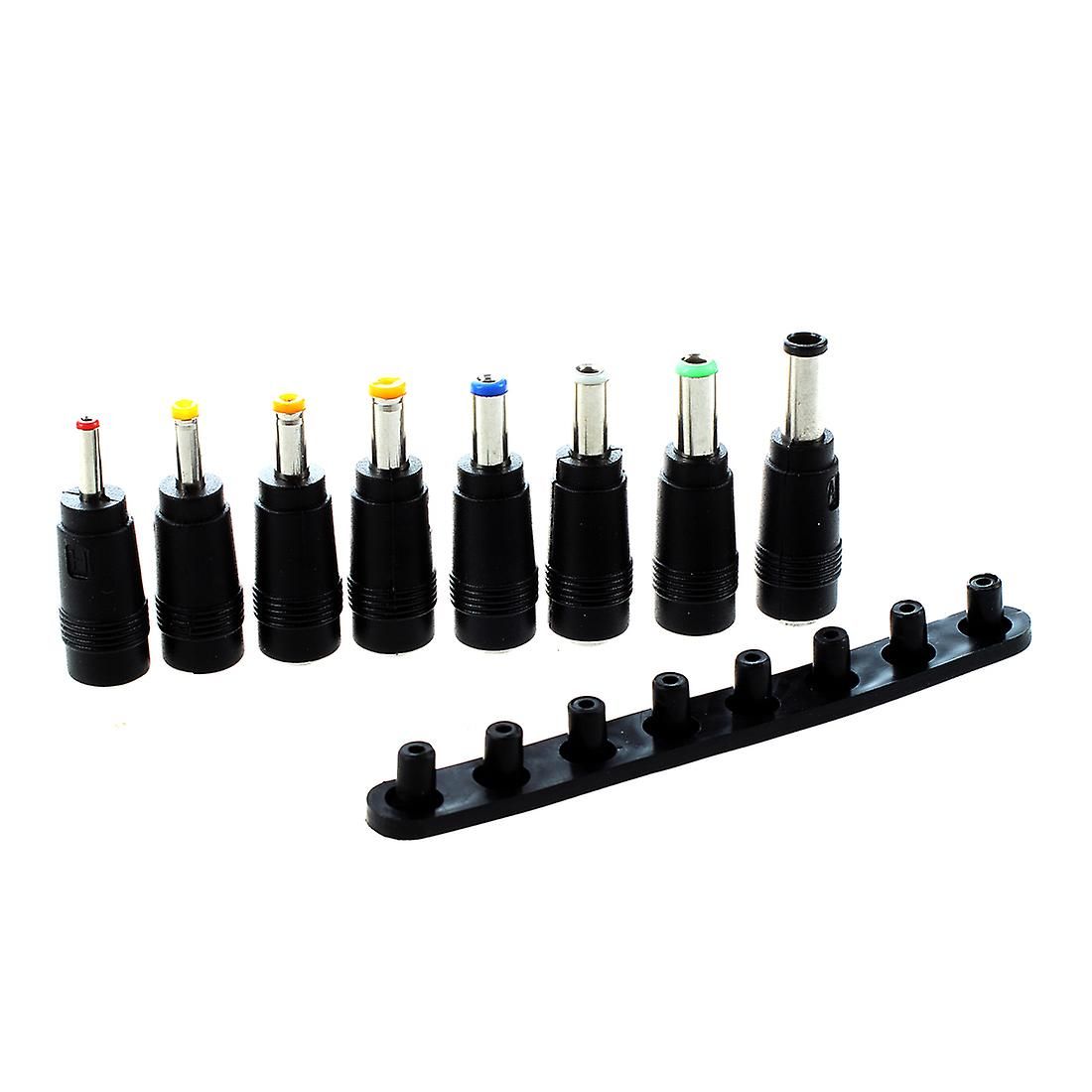 8 in1 Laptop Charger Adapter Tips Universal AC DC Power Adapter 2pin ...