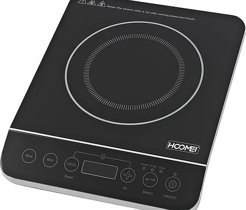Hoomei HM-5366 Επιτραπέζια Εστία Επαγωγική Μονή Μαύρη | G for Gadget