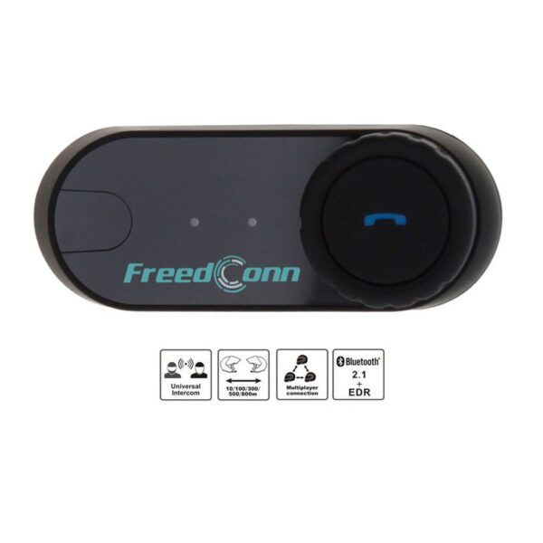 FreedConn T-COM VB Ενδοεπικοινωνία Μονή για Κράνος Μηχανής με Bluetooth ...