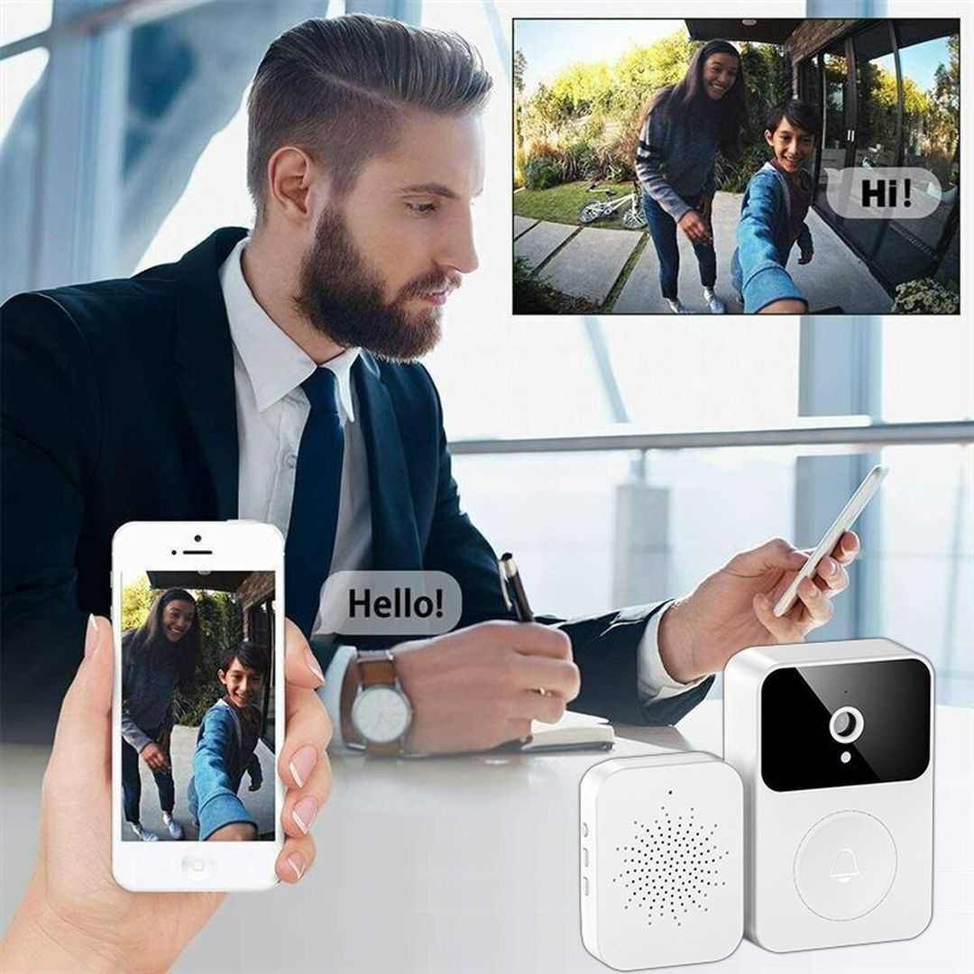 Ασύρματο Κουδούνι Πόρτας με Κάμερα και WiFi Visualizable Smart Doorbell ...