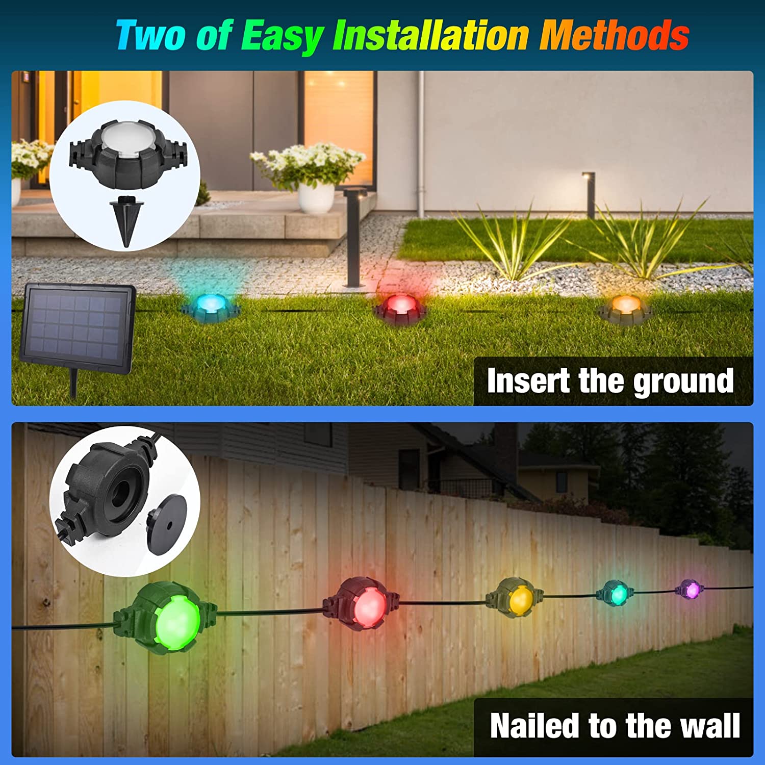 Ηλιακά φώτα Led-pluggable led solar string lights | G for Gadget