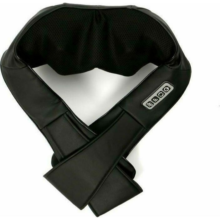 Συσκευή Μασάζ Shiatsu για τον Αυχένα με Υπέρυθρη Θερμότητα 5210 Μαύρο ...