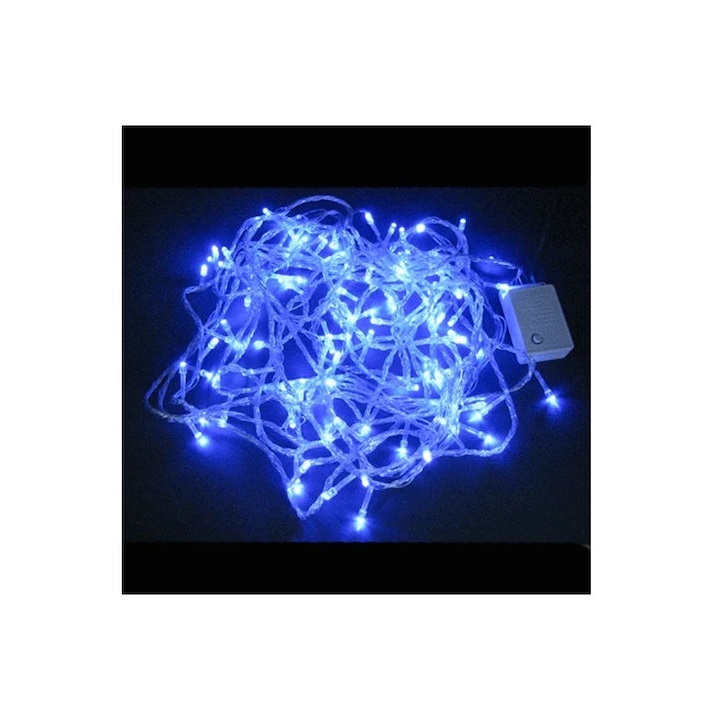 Φώτα led 100 λαμπάκια μπλέ με πράσινο καλώδιο - Χριστουγεννιάτικα ...