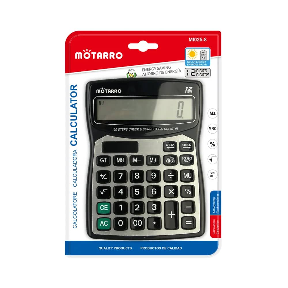 Αριθμομηχανή - Κομπιουτεράκι Mini Φορητή 12 Ψηφίων Μαύρο χρώμα 6.4x10 ...