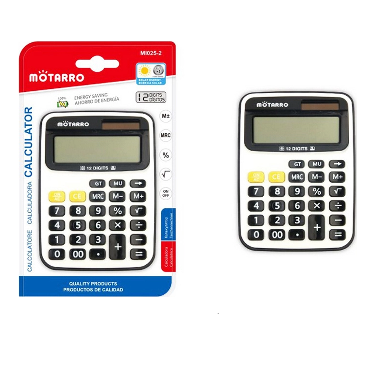 Αριθμομηχανή/Κομπιουτερακι 12*8.5εκ. Motarro MI025-2 | G for Gadget