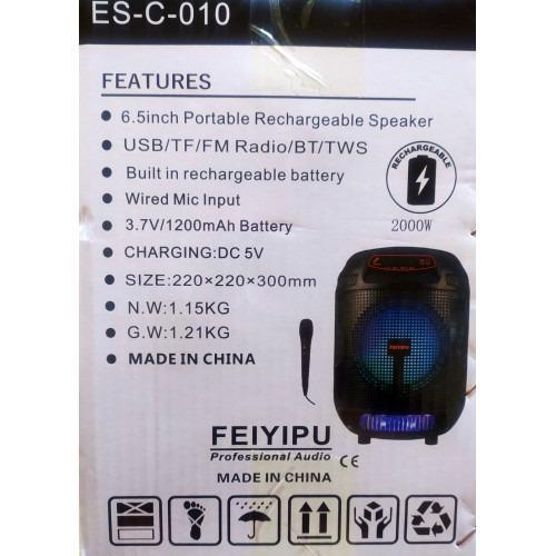 Φορητό ηχείο bluetooth FEIYIPU ES-C-010 με πολύχρωμη μουσική ντίσκο | G for Gadget