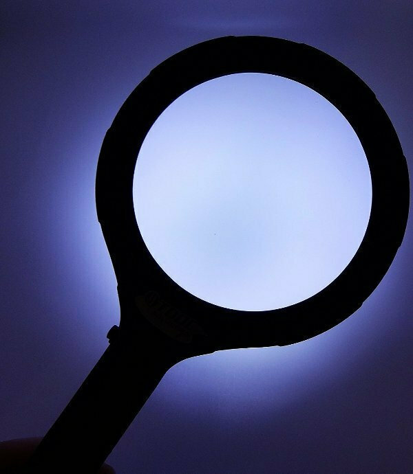 Μεγεθυντικός Φακός Χειρός με Φως Led ΜΠΛΕ | G for Gadget
