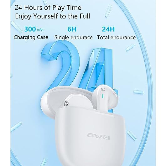 Ασύρματα ακουστικά Bluetooth Awei T26 Pro TWS Earphone Μαύρα | G for Gadget