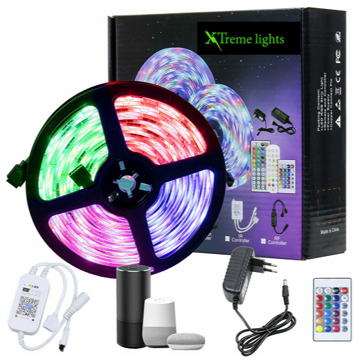 SMART ΤΑΙΝΙΑ LED 5M WI-FI 7,2W RGB ΠΟΛΥΧΡΩΜΗ IP20 ΜΕ ΤΗΛΕΧΕΙΡΙΣΤΗΡΙΟ ...