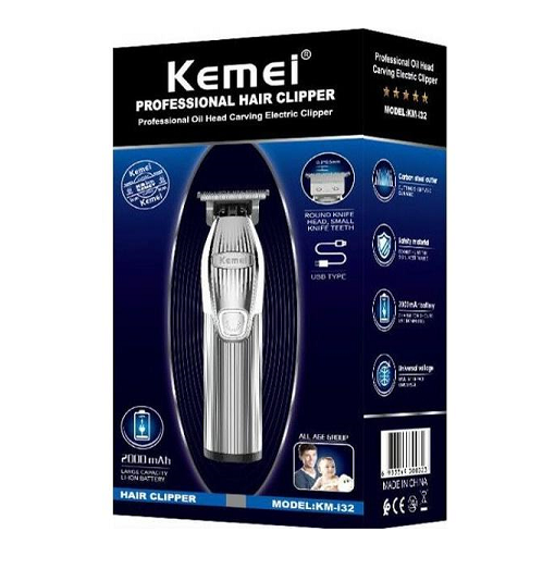Επαναφορτιζόμενη μηχανή trimmer Kemei KM-i32 | G for Gadget
