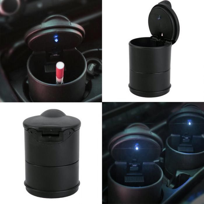 Σταχτοδοχείο Αυτοκινήτου με Μπλε Φως LED CTC-036 | G for Gadget