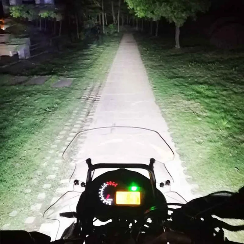 Προβολάκι Αλουμινίου Μοτοσυκλέτας 25W 12-80V 6500Κ Motowolf MDL5002 ...