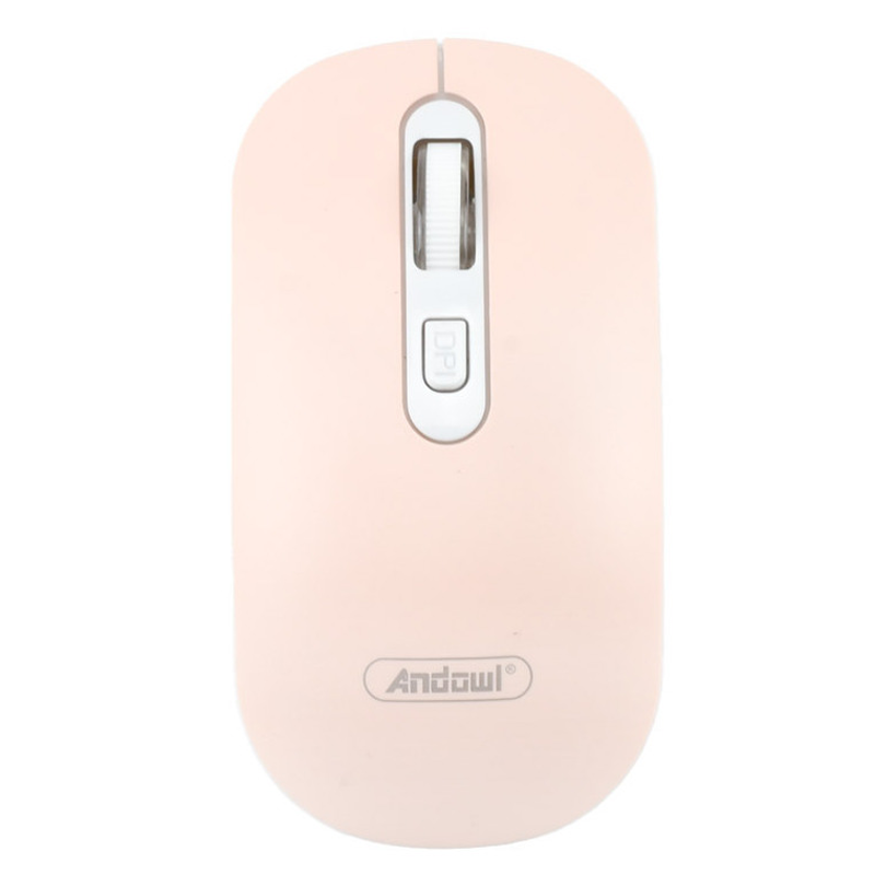 Σετ Ασύρματο Πληκτρολόγιο & Ποντίκι Andowl Q-7003 – Ροζ | G for Gadget