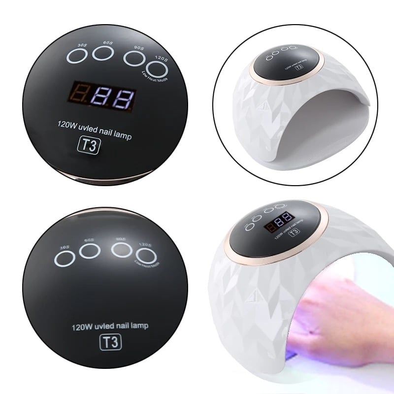 Επαγγελματικό Φουρνάκι Νυχιών T3 120Watt UV-LED Μωβ | G for Gadget
