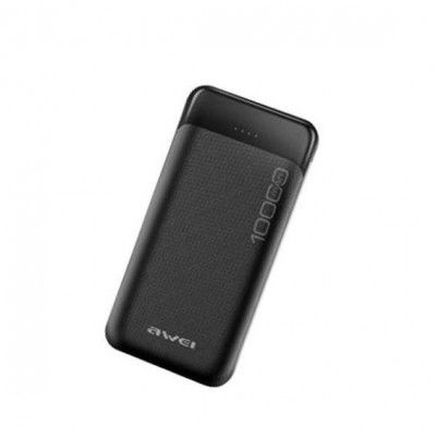 Power Bank 10000mAh με 2 Θύρες USB-A και Θύρα USB-C Μαύρο Awei P37K | G ...