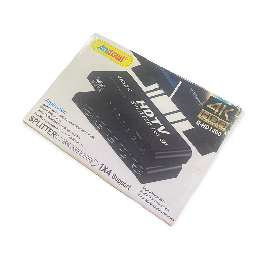 Andowl Q-HD1400 1x4 3D 4Kx2K HDMI Splitter | G for Gadget