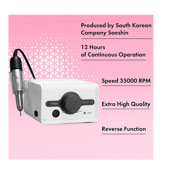 Επαγγελματικός τροχός νυχιών Strong Max 211 35000rpm με Πεντάλ 65W | G ...