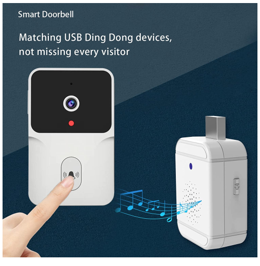 Έξυπνο ασύρματο κουδούνι πόρτας με κάμερα Wireless Video Doorbell ...