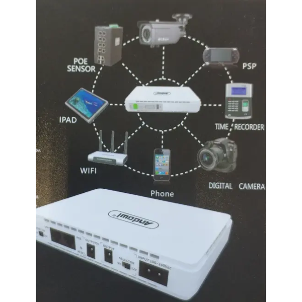 Φορητό επαναφορτιζόμενο Mini UPS 12000mAH | G for Gadget