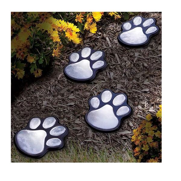 Ηλιακές φωτιζόμενες πατούσες Αδιάβροχες σετ 4 τεμ – Led solar paw light ...