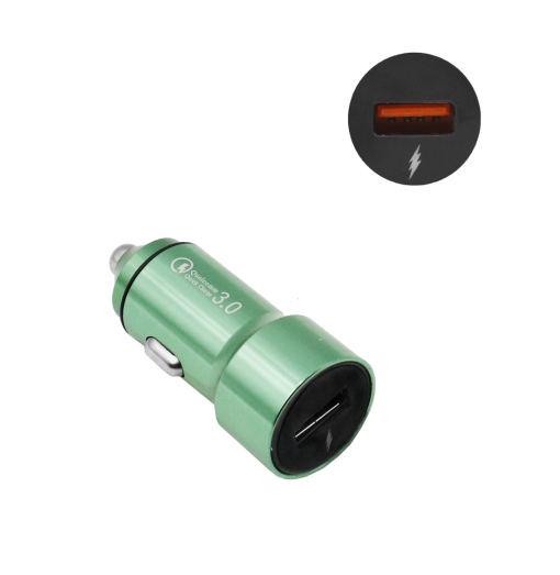 Φορτιστής αυτοκινήτου γρήγορης φόρτισης 65W 12V – 24V με 1 θύρα USB-A ...