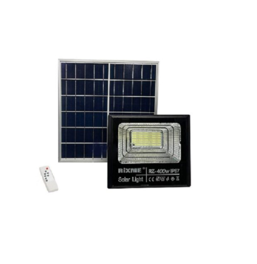 Ηλιακός προβολέας IP67 400W με τηλεχειριστήριο και χρονοδιακόπτη Rixme ...