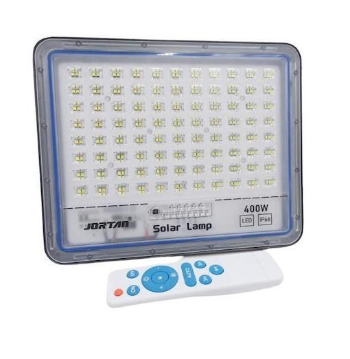 Led Αδιάβροχος Ηλιακός Προβολέας 400W 14080LM με Πάνελ και ...
