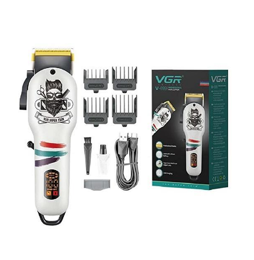 VGR V-699 Επαναφορτιζόμενη Κουρευτική Μηχανή Άσπρη | G for Gadget