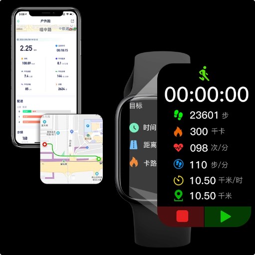 Z52 Pro Smartwatch με Παλμογράφο Ροζ | G for Gadget