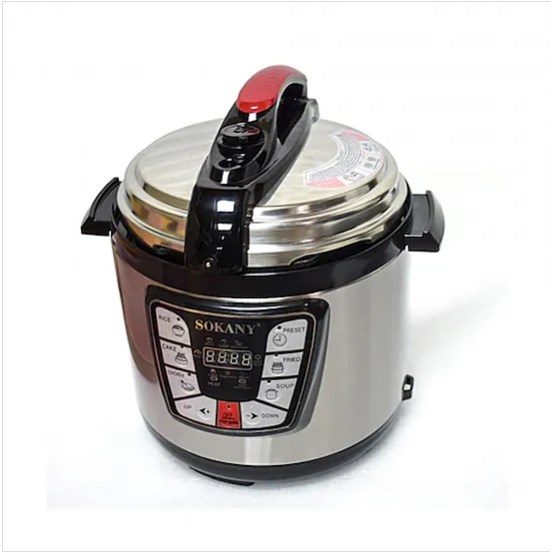 Sokany SK-2401 Πολυμάγειρας 1000W με Χωρητικότητα 6lt Ασημί | G for Gadget