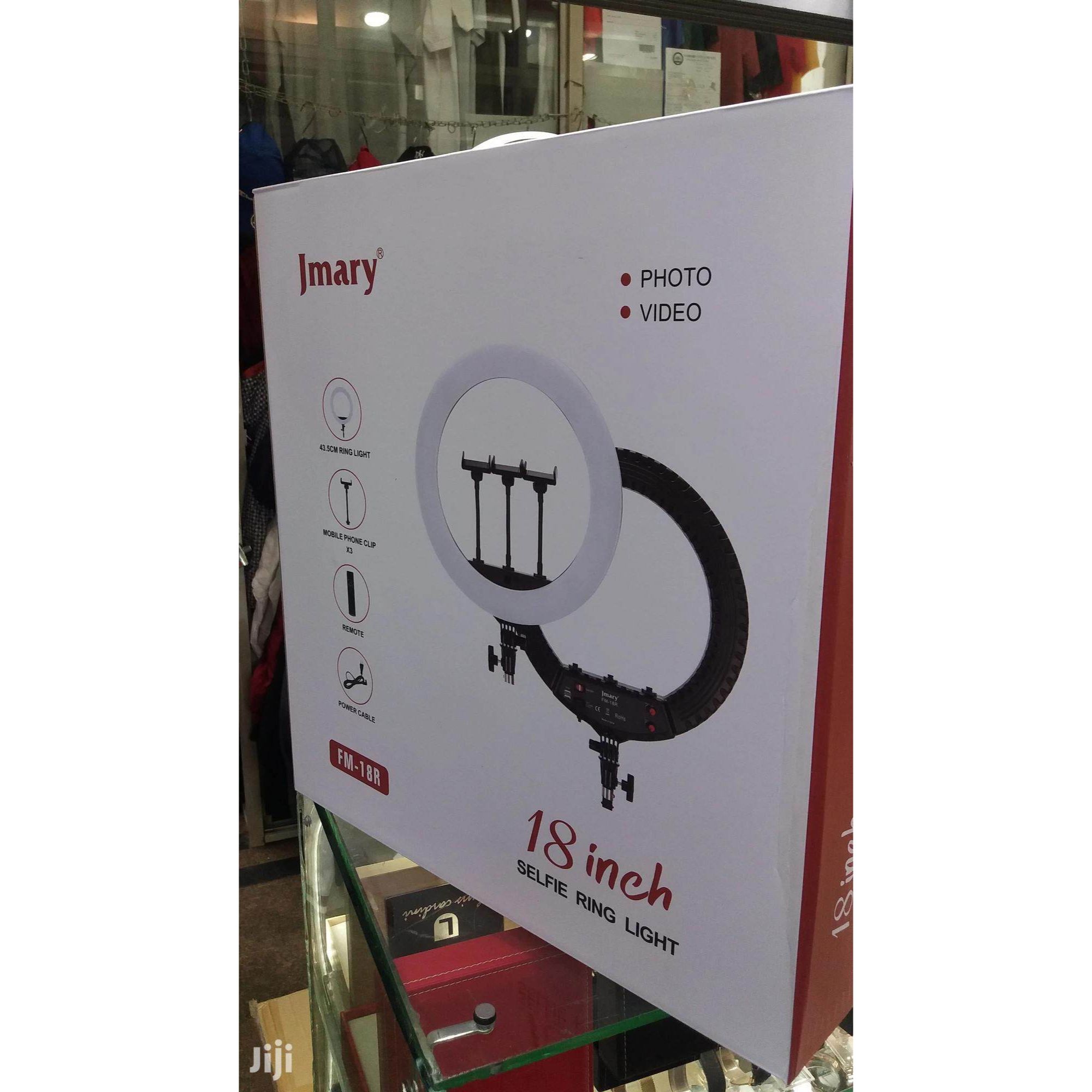 Ring Light Jmary FM-18R 45.7cm με Βάση για Κινητό | G for Gadget